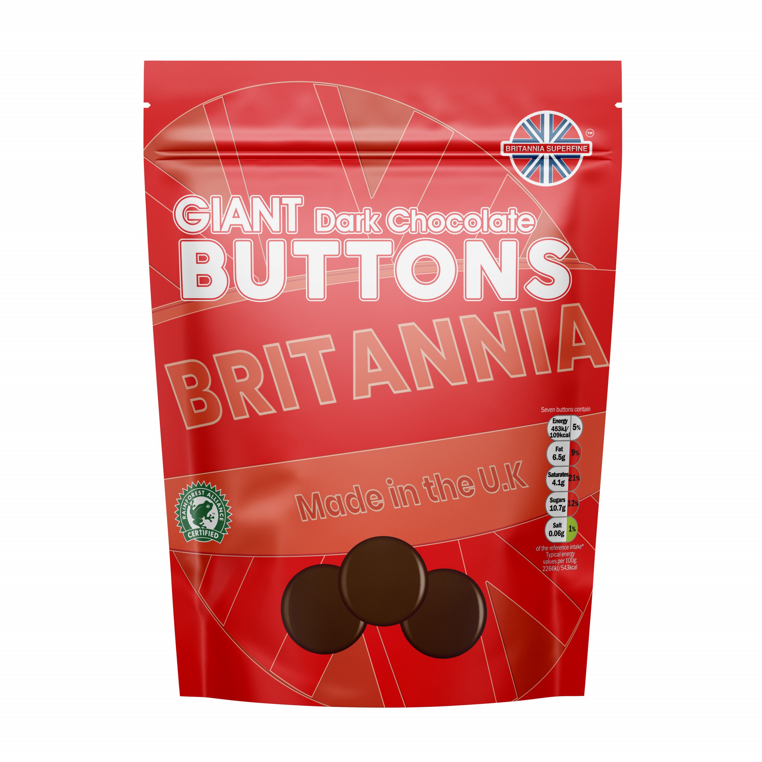 Impulse Chocolate Buttons - Britannia-Superfine